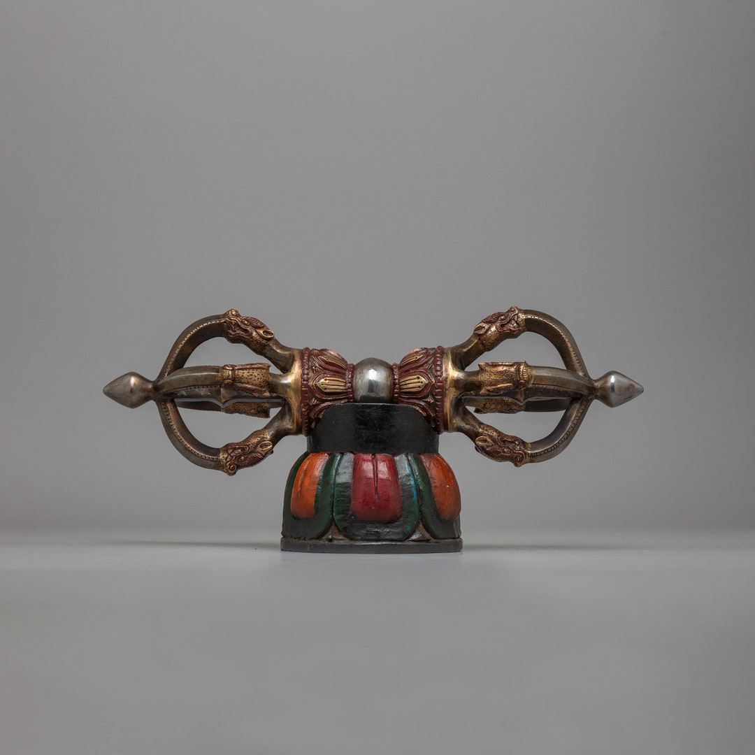 Authentic Vajra With Ornamental Stand | Symbol of Enlightenment and ...