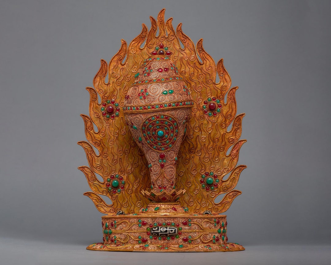 Spiritual Filigree Conch With Shell Stand | Handcrafted Conch Shell ...