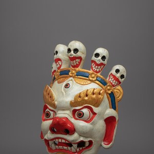 Tibetan Fierce Mask for Wall Hanging Buddhist Ethnic Decorative Art ...