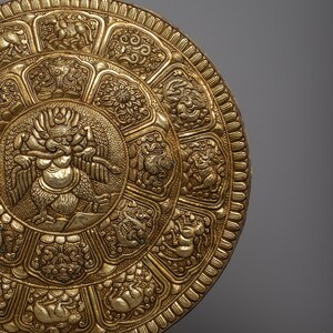 Garuda Metal Thangka : Stunning Hindu Wall Hanging for Spiritual ...