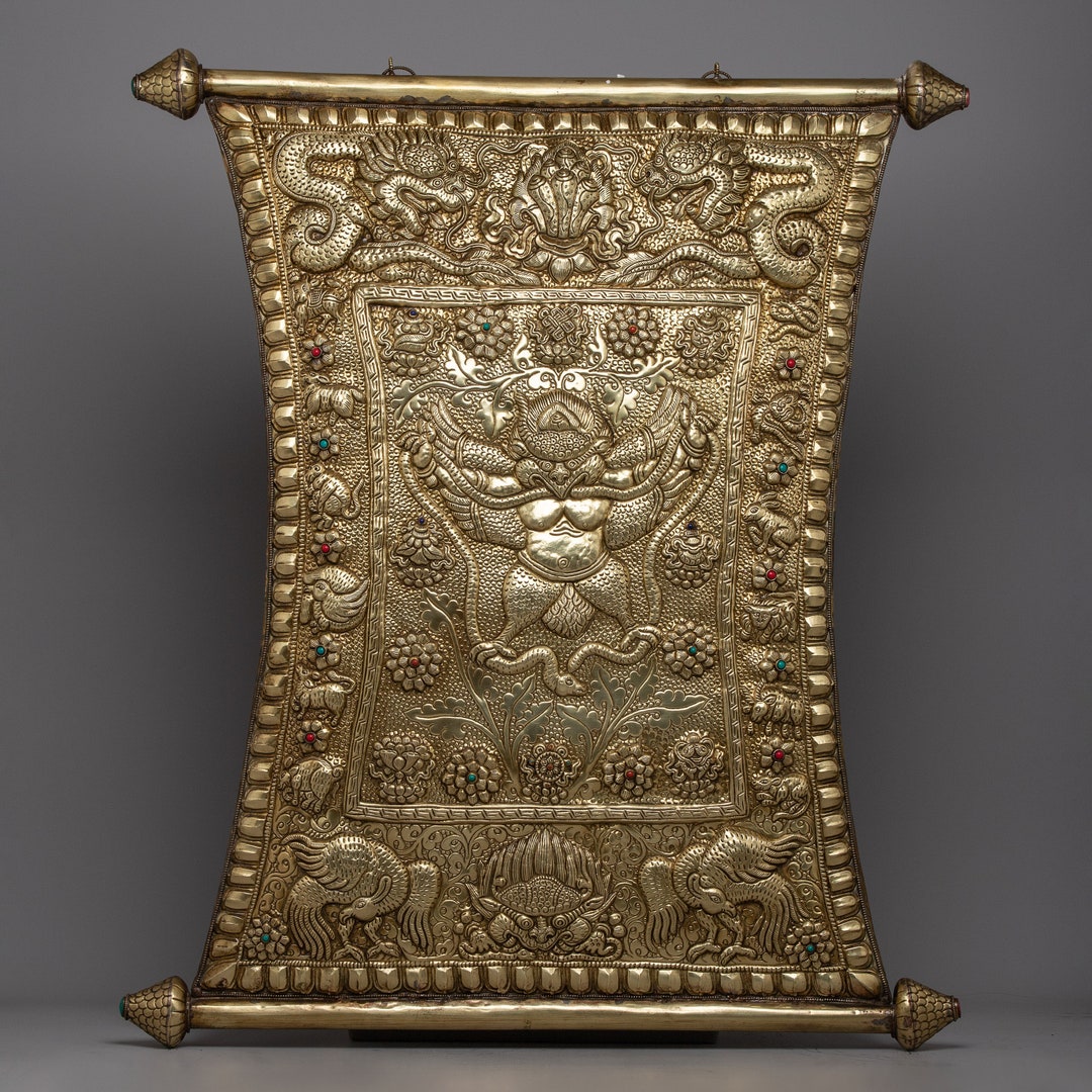 Garuda Metal Wall Hanging Thangka | Best Traditional Gift Ideas ...