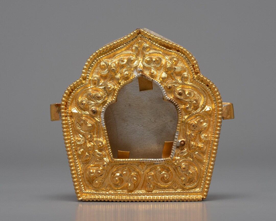 Antique Treasure Box | Religious Ghau Box | Buddhist Ritual Item | Gold ...