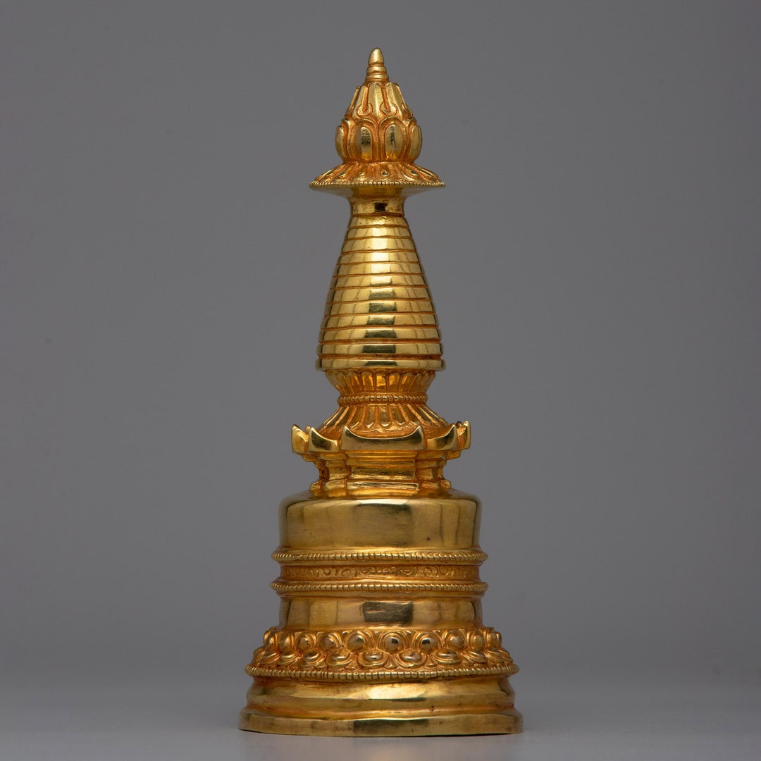 Artisan Buddhist Ritual Kadam Stupa for Mindfulness and Meditation ...