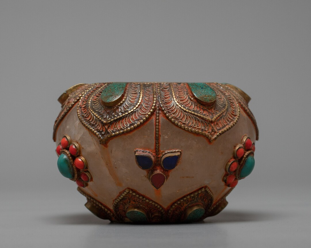 Buddhist Rice Bowl | Religious Offering Bowl | Tibetan Buddhist Prayer ...