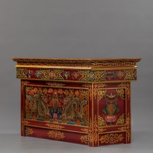 Tibetan Folding Table to Elevate Your Spiritual Space | Decorative ...