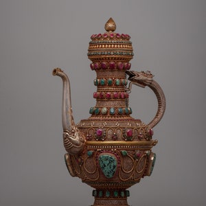 Traditional Tibetan Buddhist Tea Pot |handcrafted Elegance From the ...