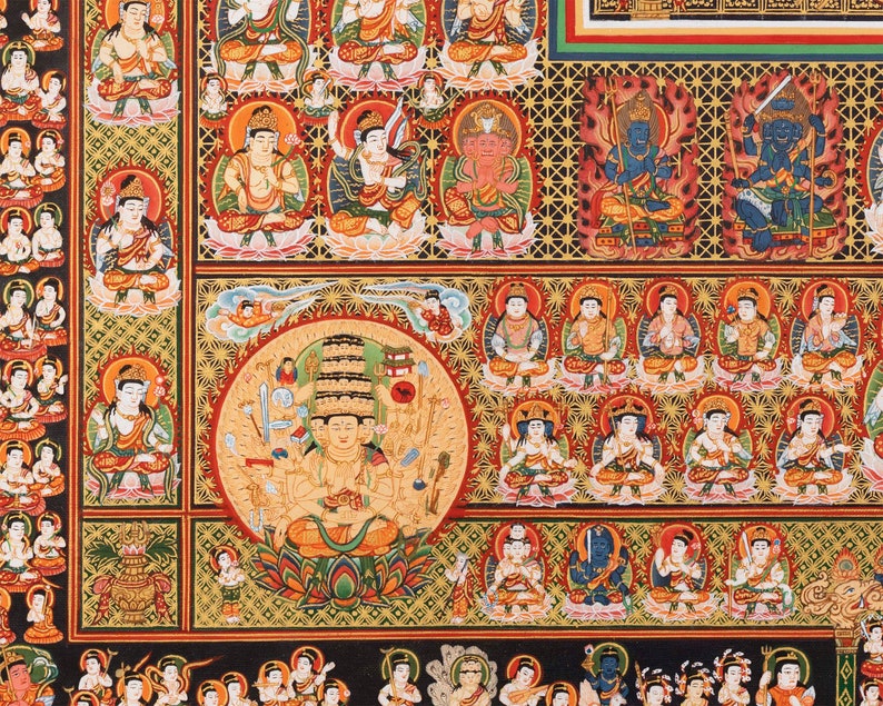 High Quality Garbha Mandala Womb Realm Print Buddhist - Etsy