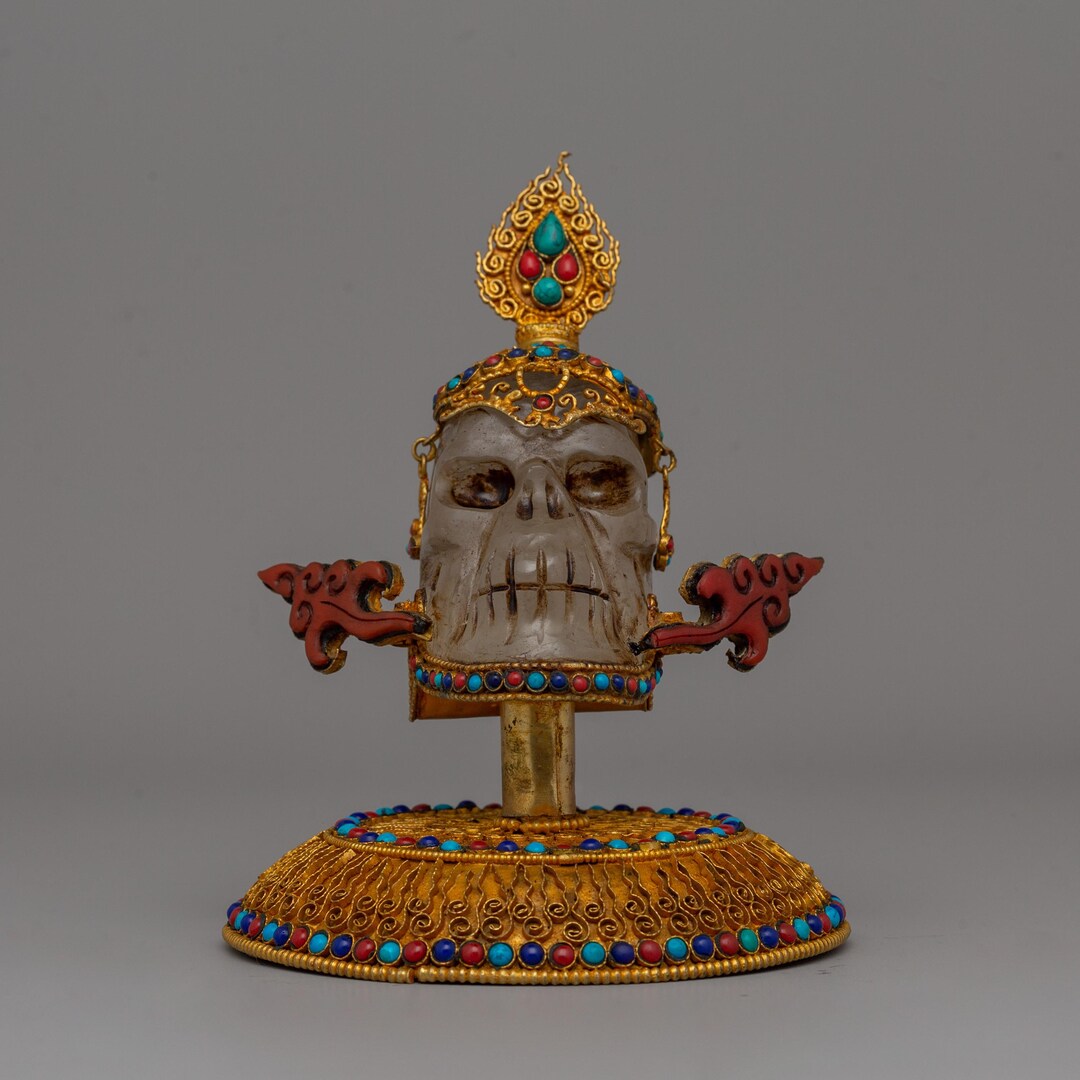 Buddhist Spiritual Decor Skull Head | Decorative Skull | Unique Gothic ...