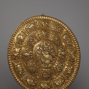 Garuda Metal Thangka : Stunning Hindu Wall Hanging for Spiritual ...