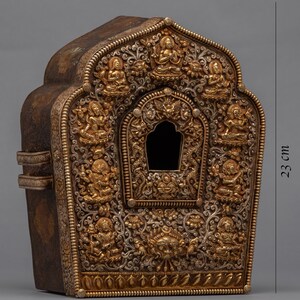 Tibetan Ghau Box | Buddhist Prayer Box | Buddhist Portable Shrine ...