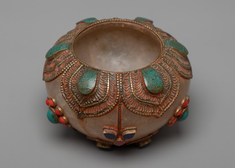 Buddhist Rice Bowl Religious Offering Bowl Tibetan - Etsy