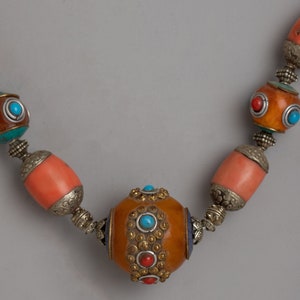 Tribal Necklace Jewelry | Tibetan Buddhist Ethnic Ritual Jewelry ...