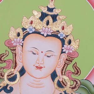 Hand-painted Vajrasattva Thangka | Symbol of Purification and Healing ...