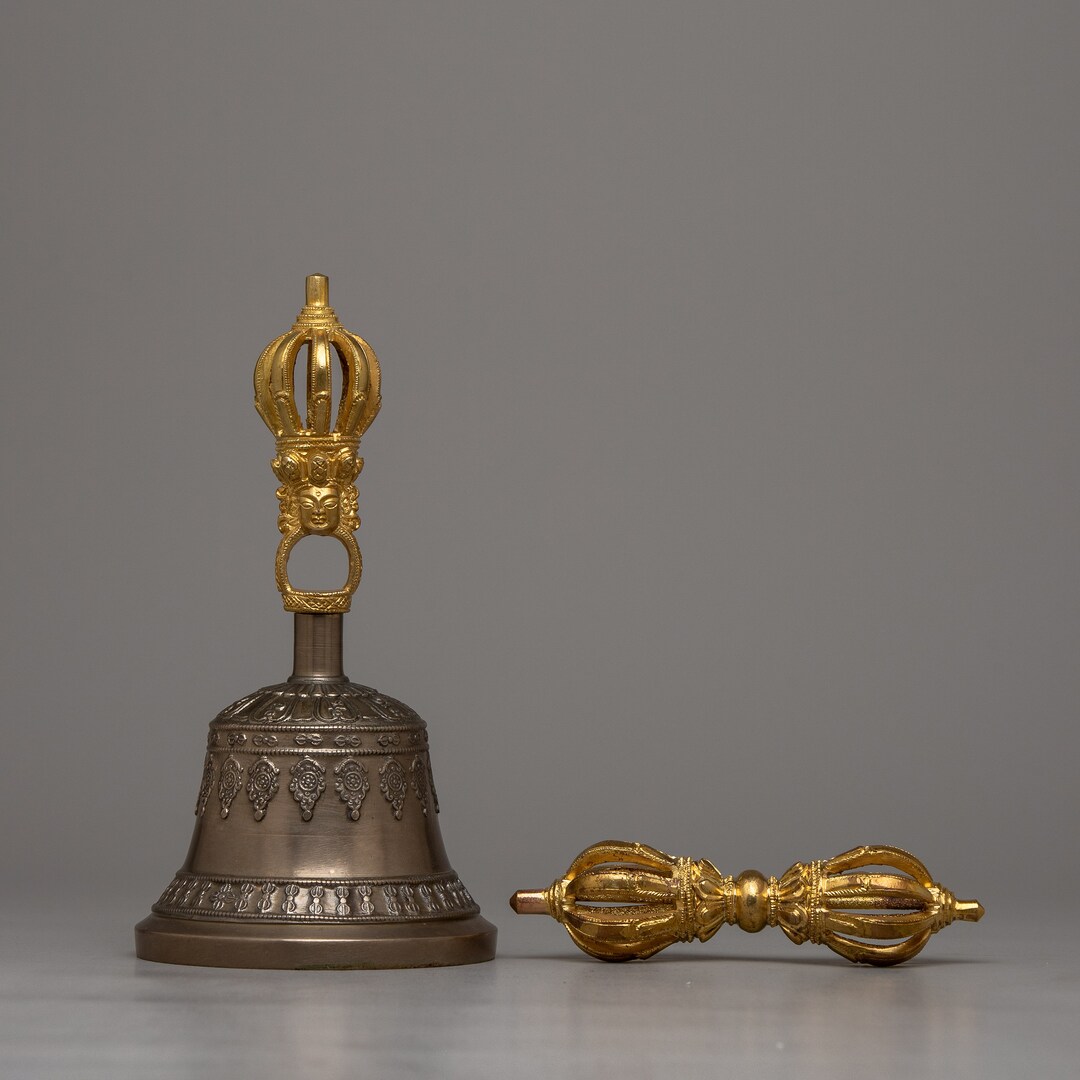 Authentic Buddhist Ritual Set | Vajra and Bell for Enlightenment ...