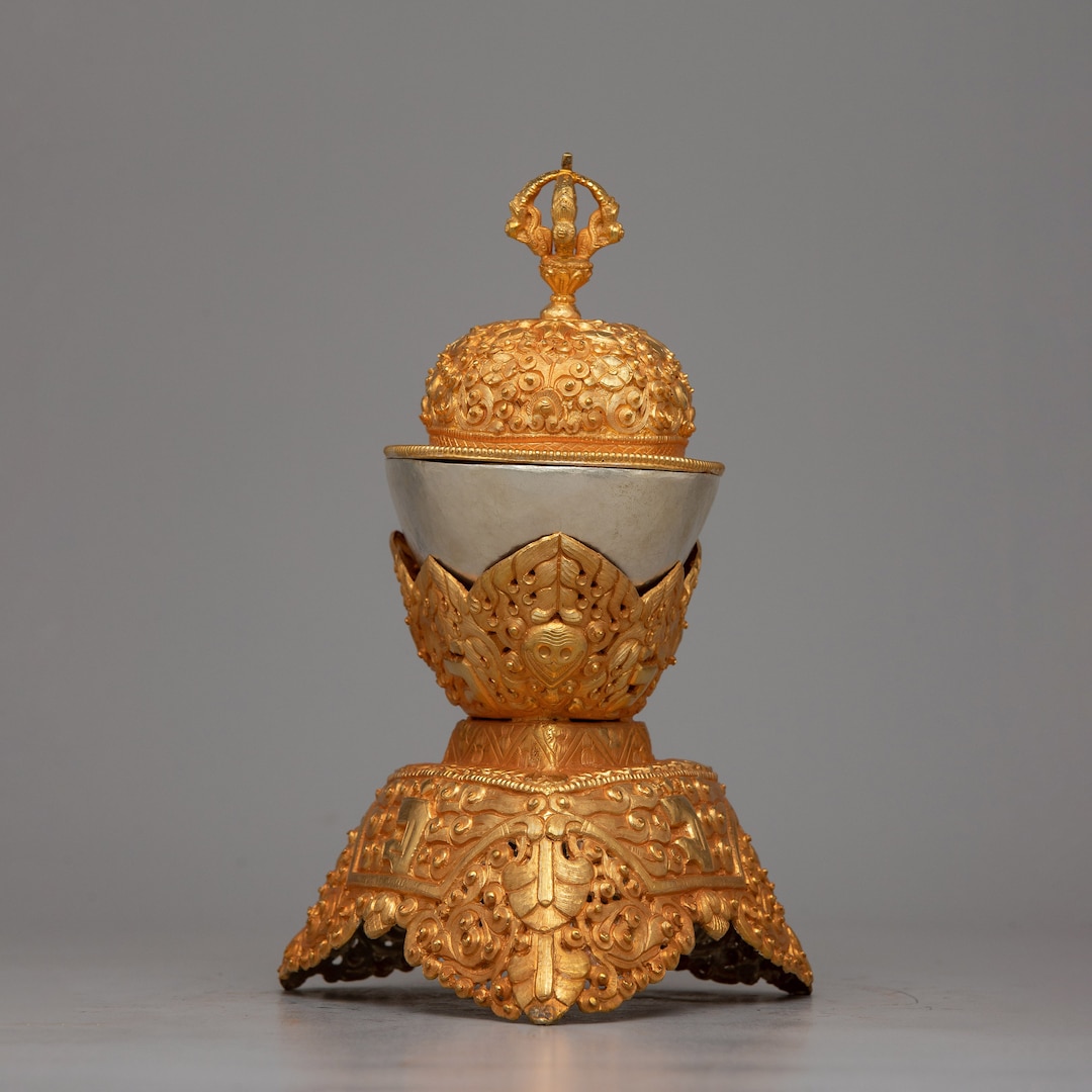 Kapala | Skull Cup | Tibetan Skull Cup | Handmade Ritual Kapala ...