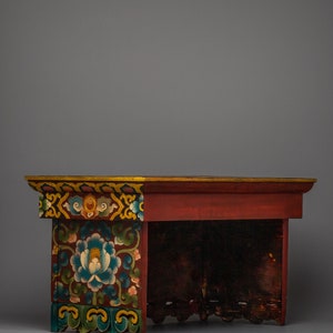 Tibetan Wood Folding Table Authentic Tibetan Furniture Traditional ...