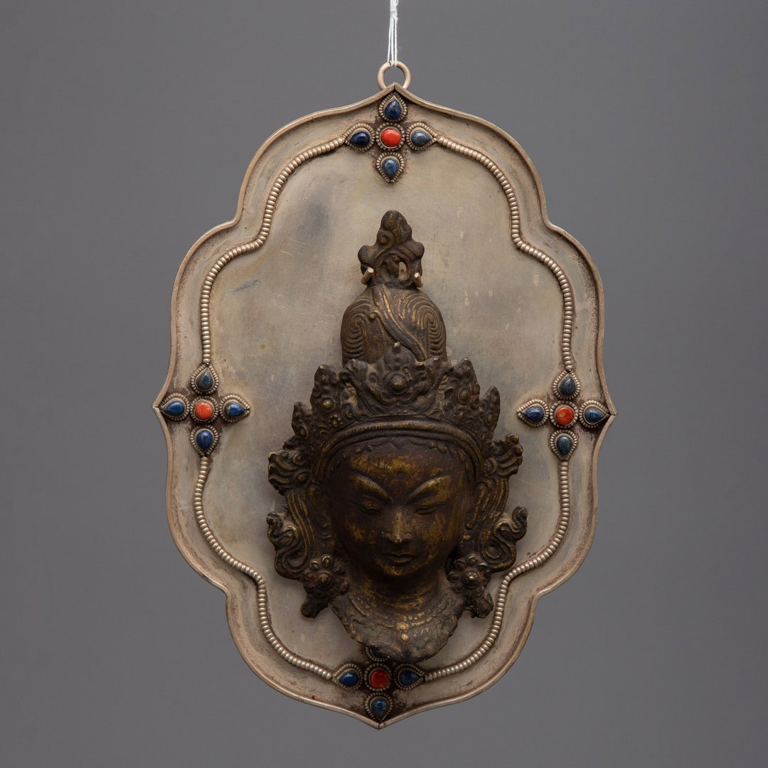 Goddess Tara Face Wall Hanging | Tara Face Wall Decor | Wall Decor Wall ...