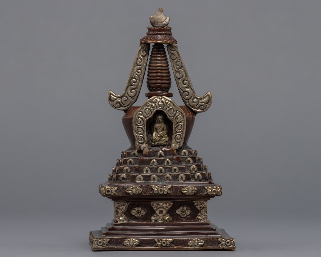 Hand Carved Buddha Stupa | Stupa for the Home Decor | Tibetan Stupa ...
