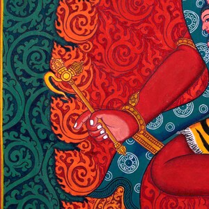 Traditional Style Nepali Art Print of Kurukulla Goddess | Newari Pauba ...
