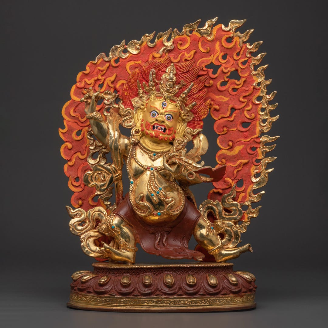 Vajrapani Tibetan Deity of Power and Protection | Tibetan Deity Chana ...