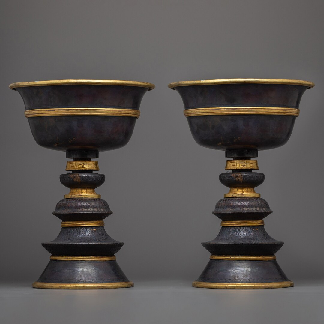 Ritual Butter Lamp Set |infuse Your Sacred Space With Harmony and ...