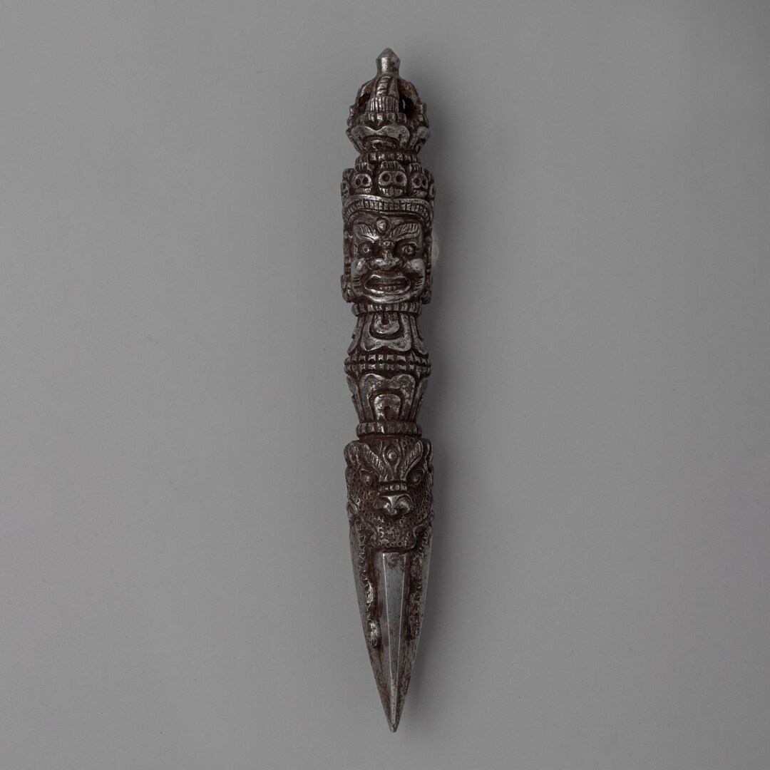 Traditional Tibetan Phurba Ritual Dagger Handcrafted Buddhist Tool ...