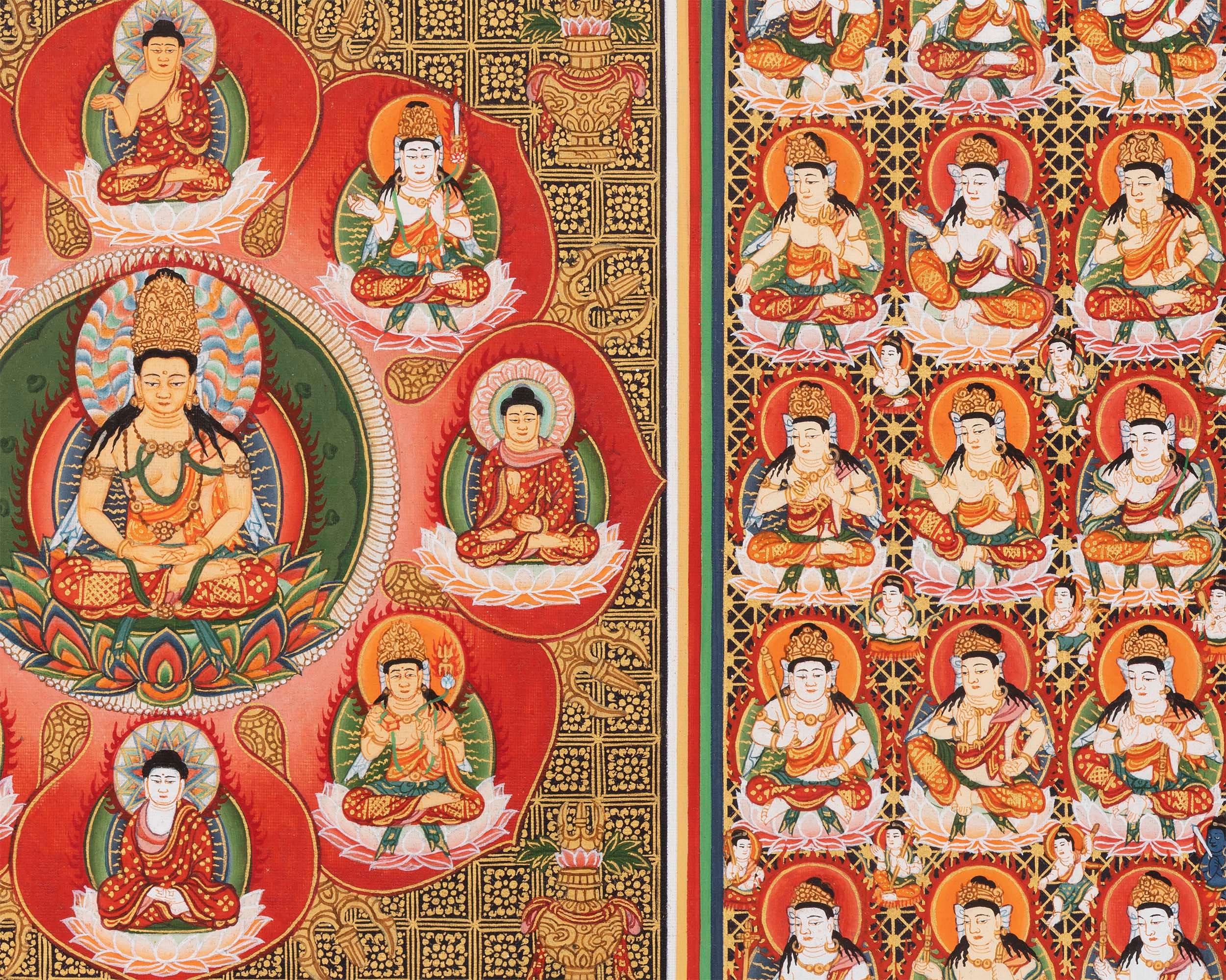 High Quality Garbha Mandala Womb Realm Print Buddhist - Etsy