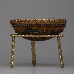 Tibetan Kapala Smudge Skull Cup Handcrafted Ritual Offering for ...