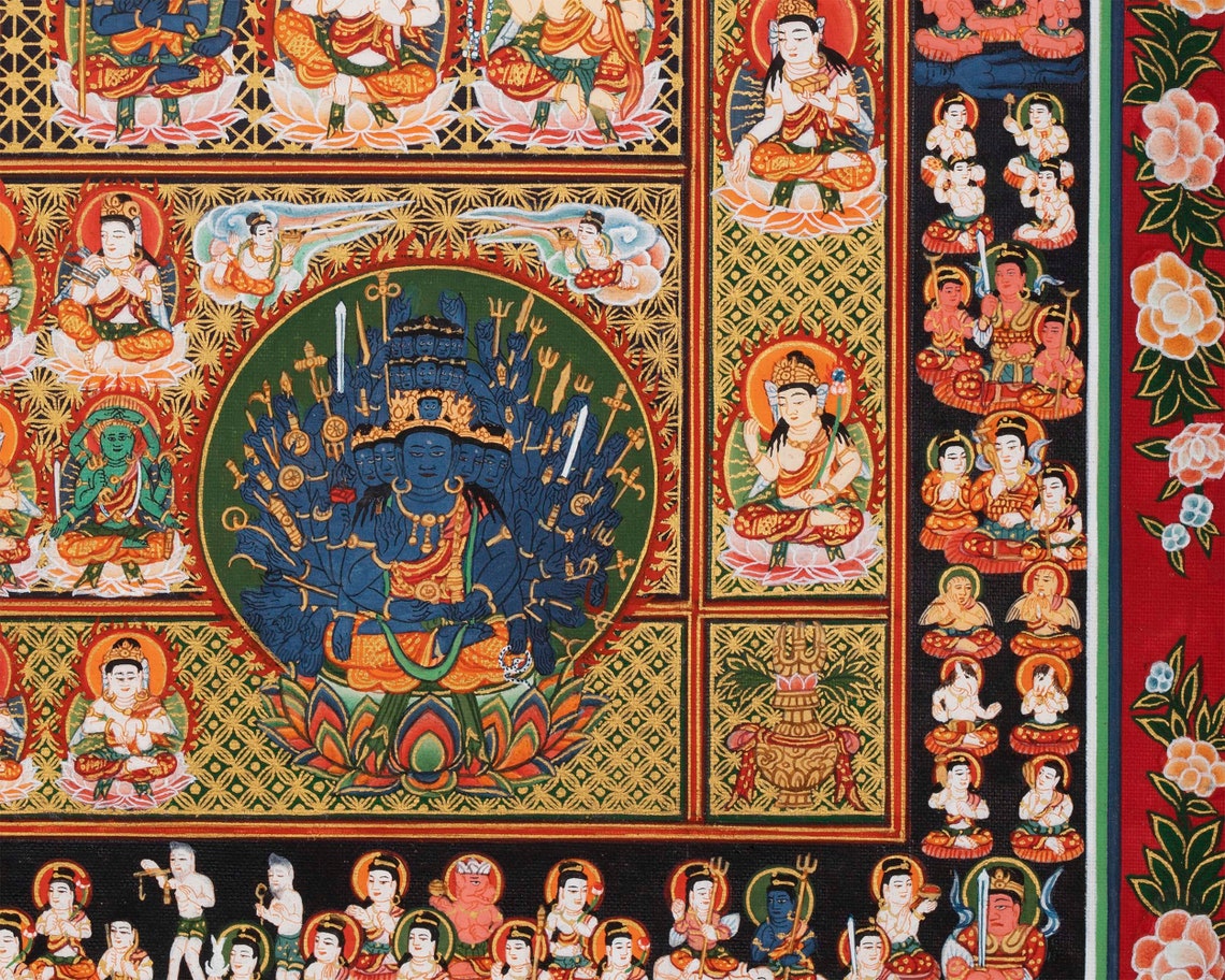 High Quality Garbha Mandala Womb Realm Print Buddhist - Etsy