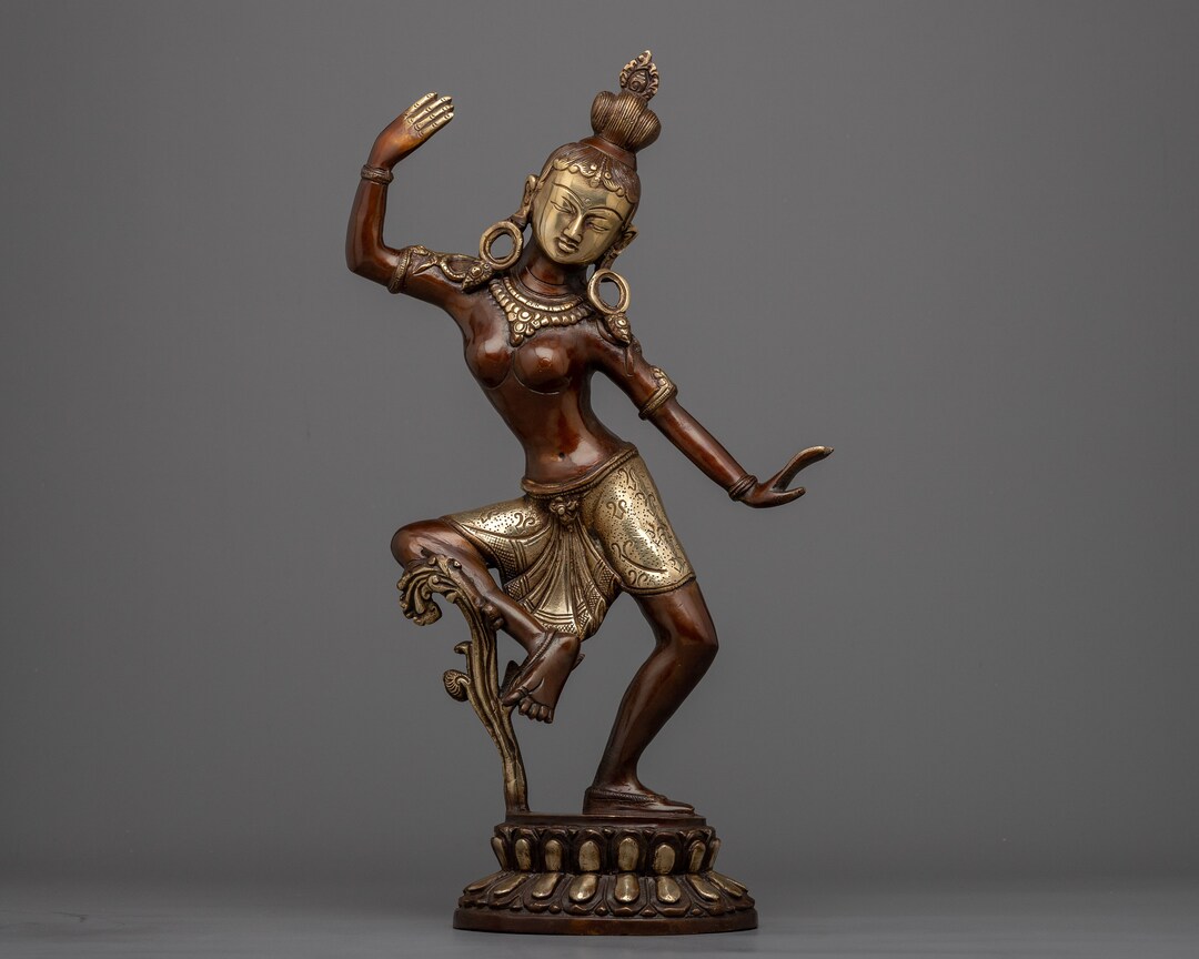 Parvati Statue Dancing Parvati Statue Divine Brass - Etsy