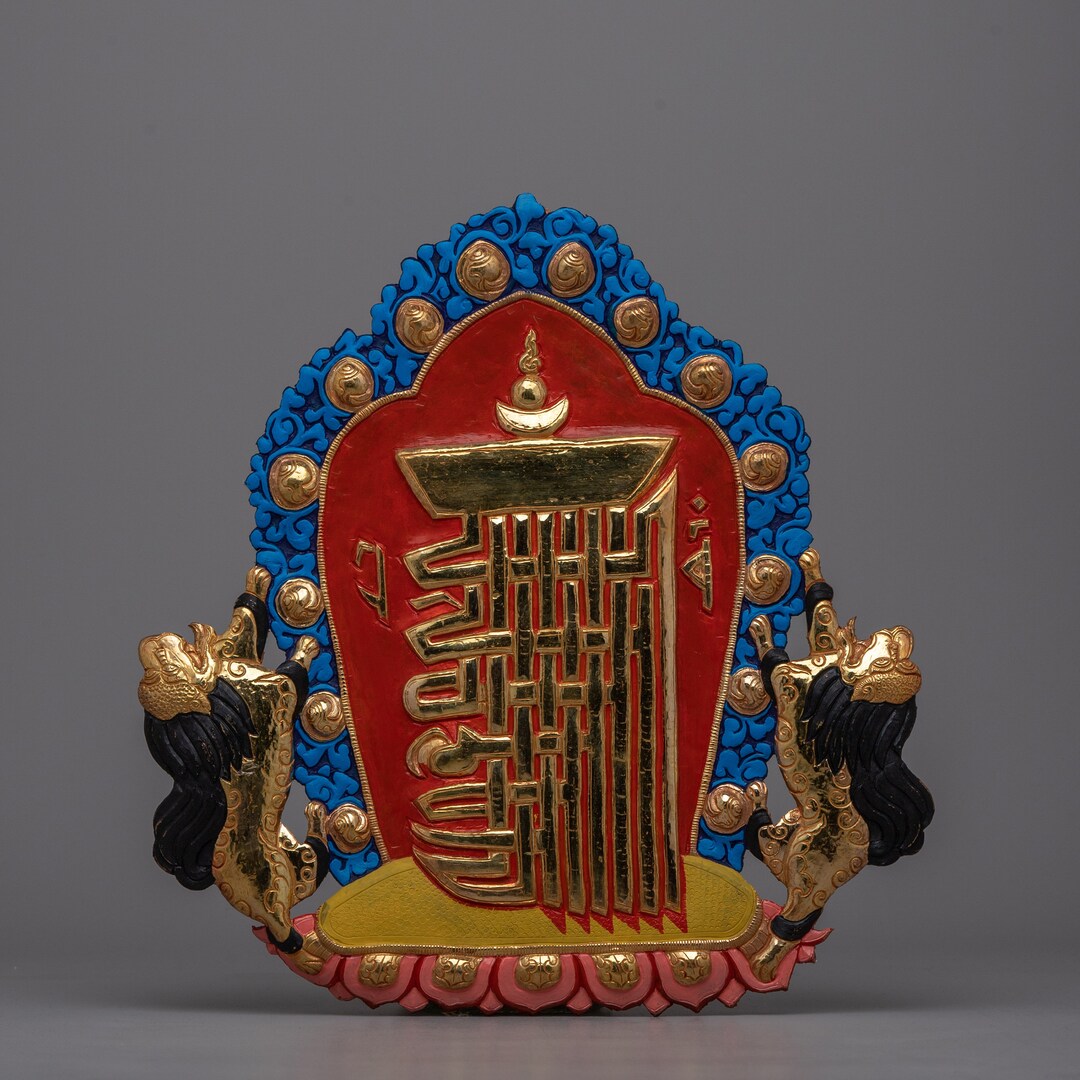 Kalachakra Mantra Decor: Handcrafted Symbol of Time and Transformation ...