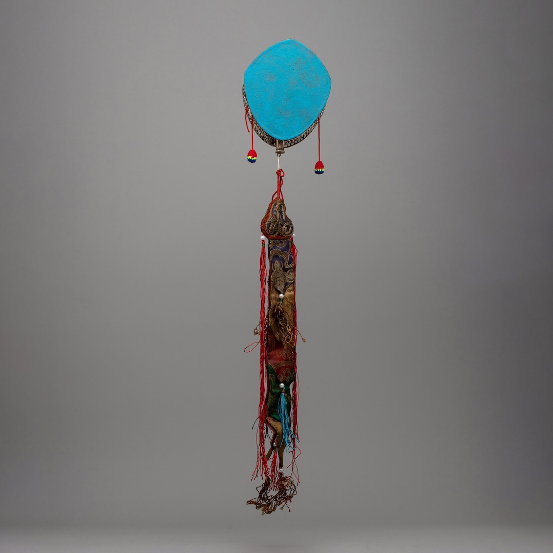 Buddhist Ritual Hand Drum (damaru) With Lappet | Sacred Tantric Power Drum | Sound Healing Drum ...