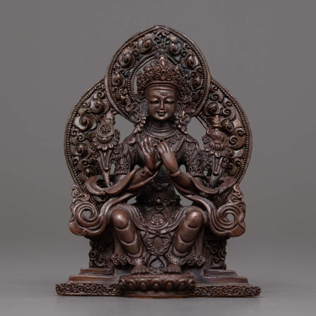 Buddha of the Future Maitreya Statue the Bodhisattva Jampe Gonpo of ...