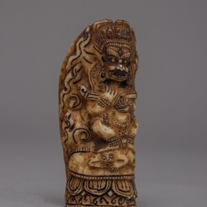 Tibetan Mahakala Bone : Symbol of Strength and Fearlessness | Artisan ...