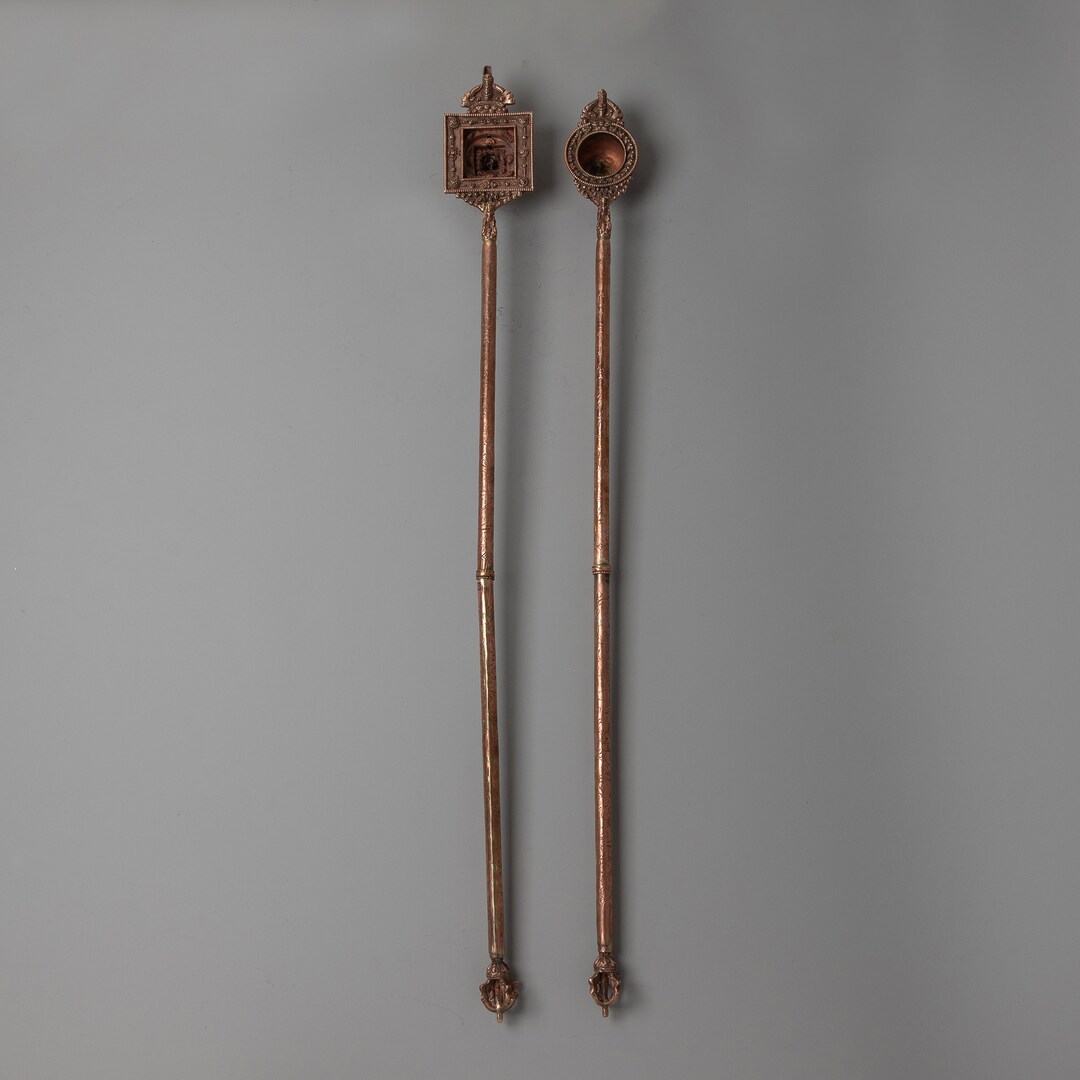 Sacred Ritual Spoon | Handcrafted for Fire Puja Ceremonies | Prayer ...