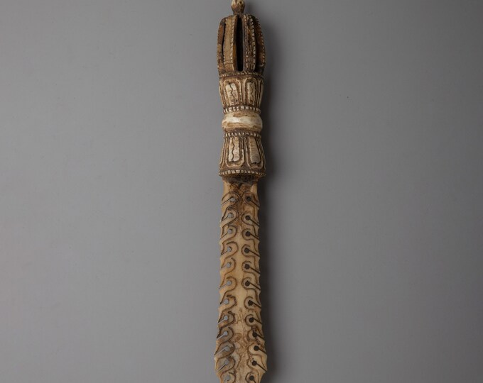 Buddhist Ritual Bone Sword Ethnic Tibetan Sword Knife Ceremonial Weapon ...