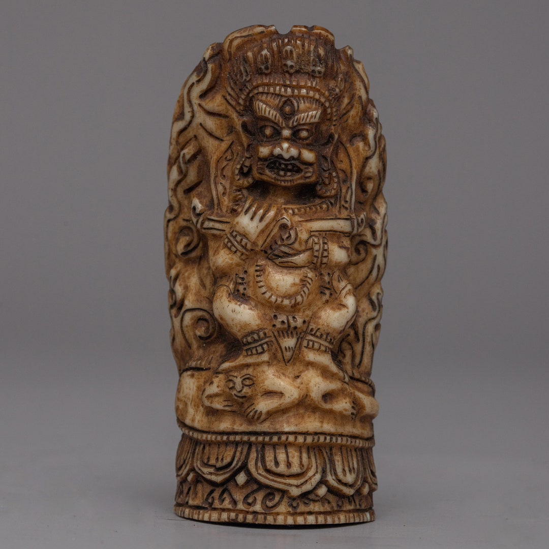 Tibetan Mahakala Bone : Symbol of Strength and Fearlessness | Artisan ...