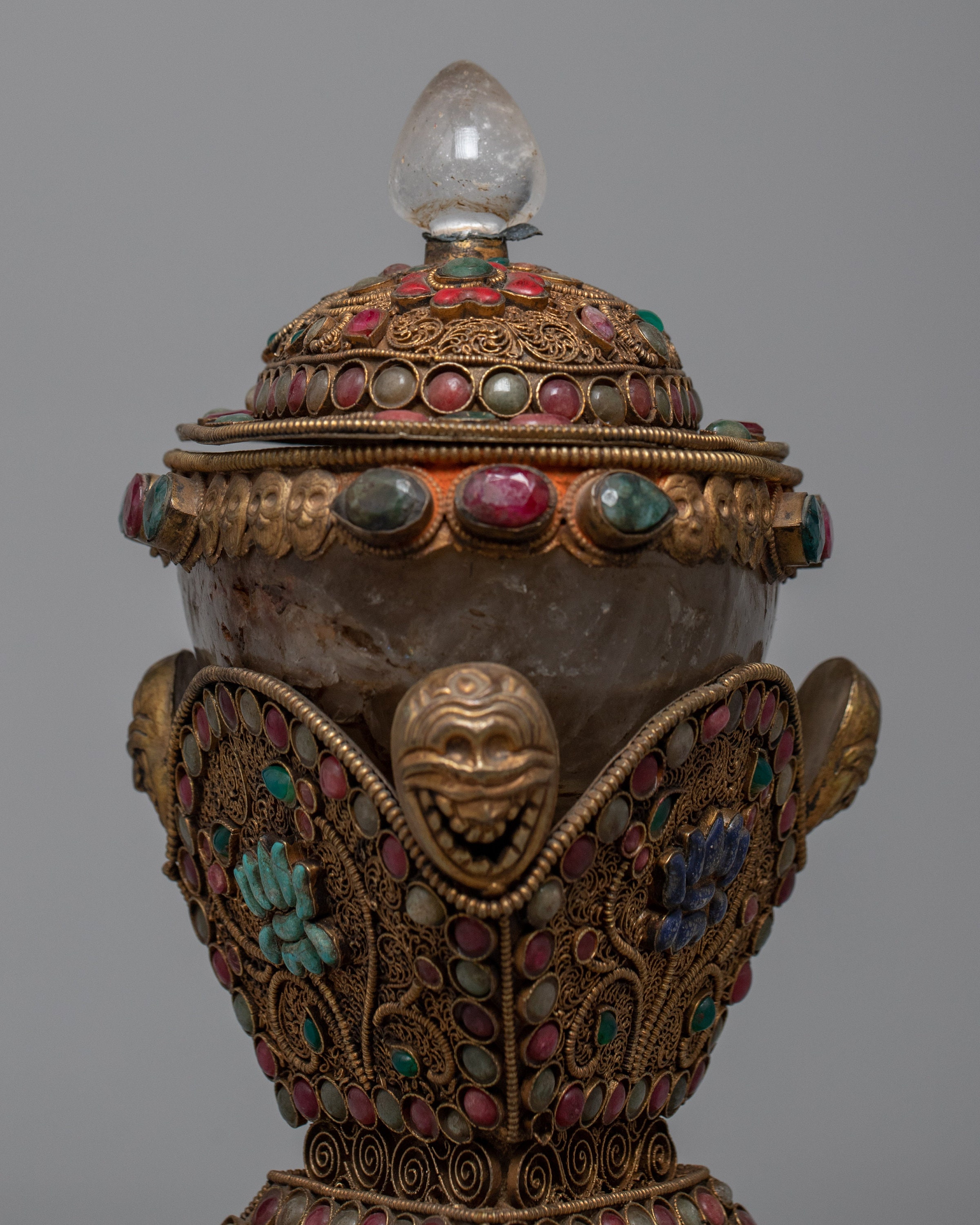 Crystal Kapala Tibetan Skull Cup Kapala Skull Antique - Etsy