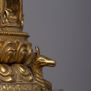 Gold Plated Stupa Chaitya Stupa: Symbol of Enlightenment | Stupa for ...