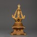 Gold Plated Buddhist Chaitya Stupa for Spiritual Wisdom & Enlightenment ...