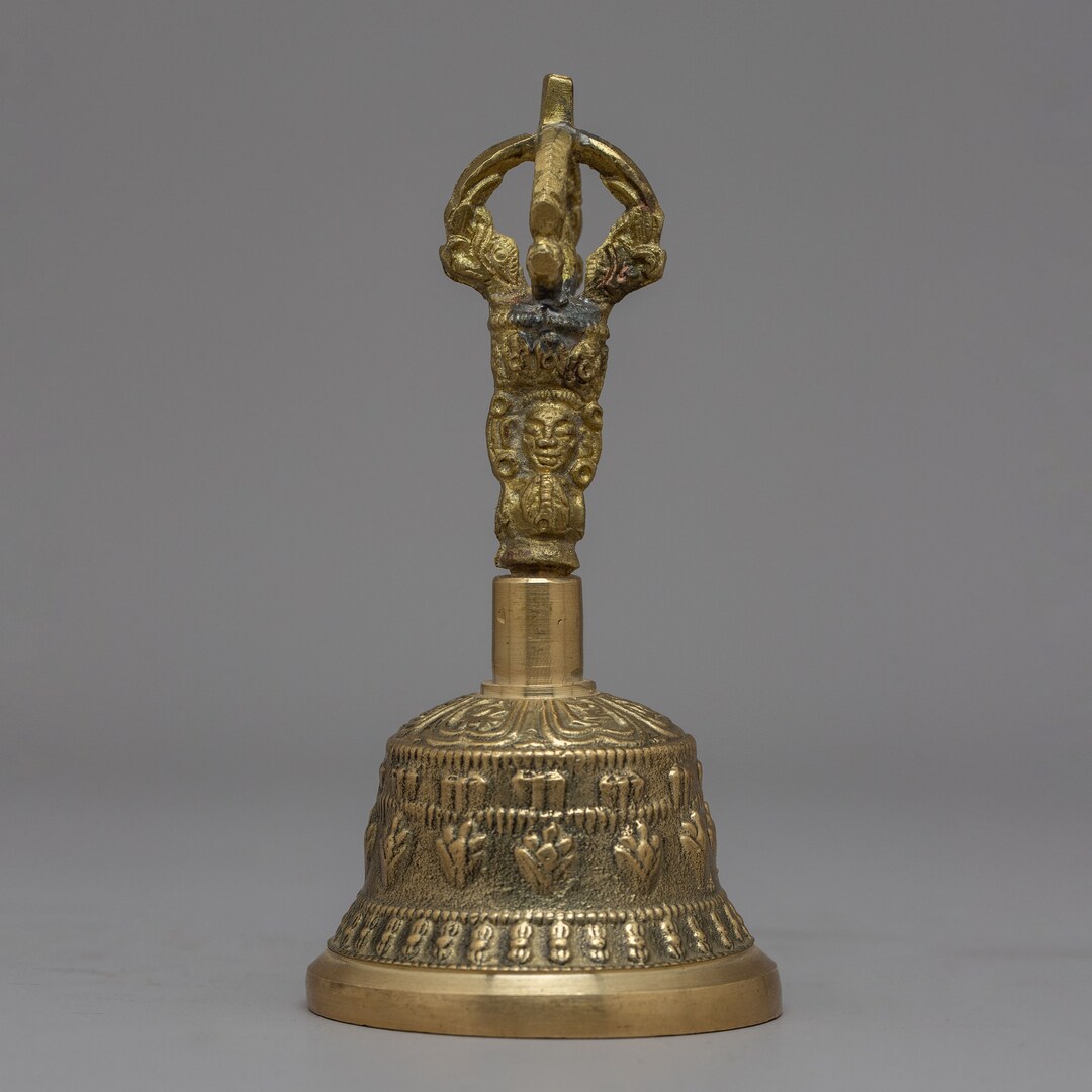 Handcrafted Tibetan Brass Bell to Enhance Your Home Decor | Buddhist ...