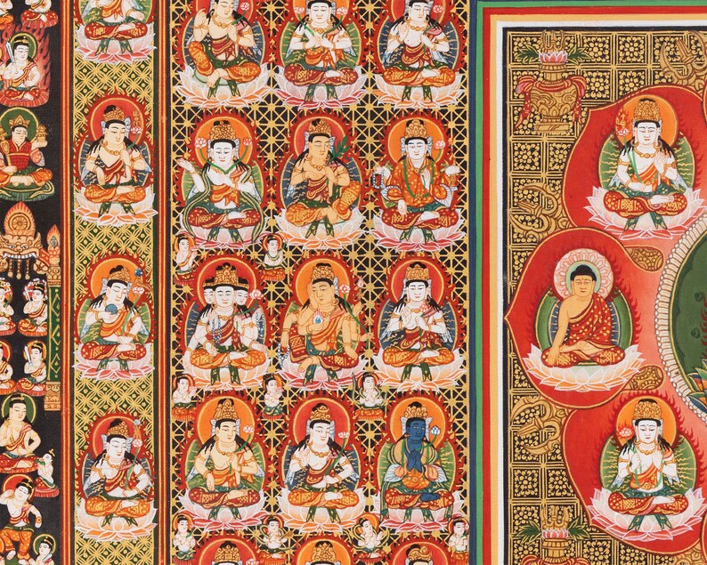 High Quality Garbha Mandala Womb Realm Print Buddhist - Etsy