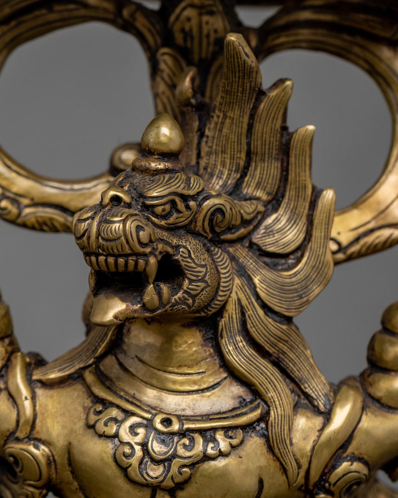 Antique Lion Oil Lamp Set Handcrafted Butter Lamp Vintage - Etsy