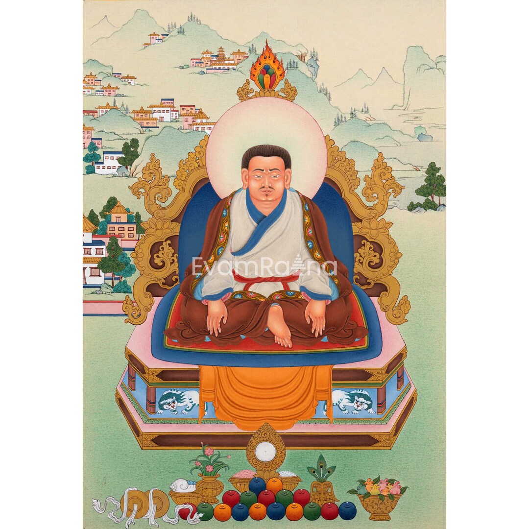 Unique Himalayan Guru Marpa Artistry Preserved in Authentic Tibetan ...