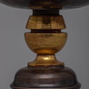Tibetan Stand Oil Butter Lamp Set | Buddhist Spiritual Light Offering ...