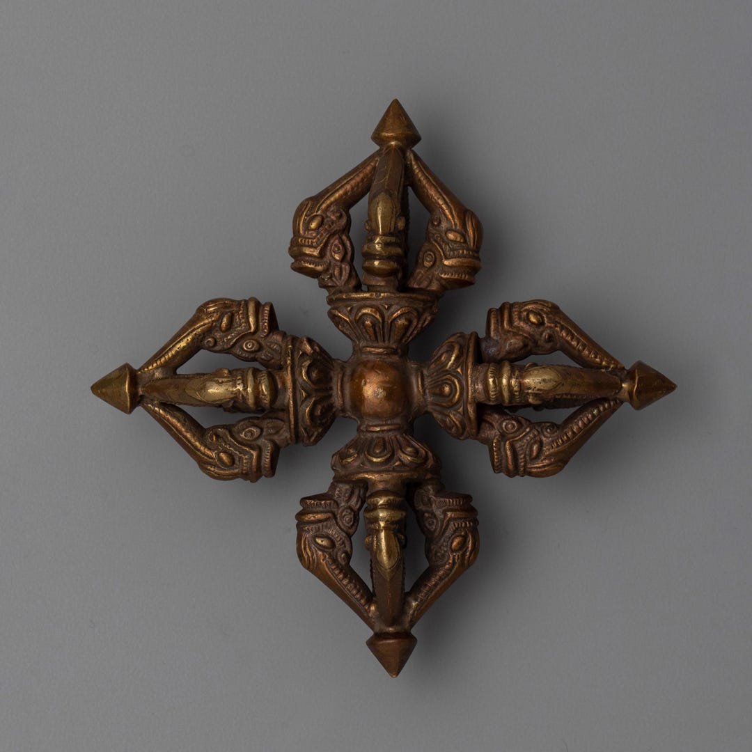 Traditional Ritual Decorative Vishwa Vajra | Sacred Symbol of Power and ...