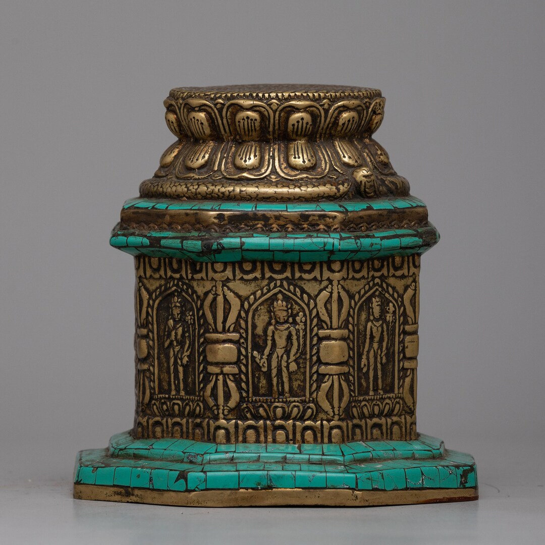 Tibetan Buddhist Ritual Dharmadhatu Stupa | Sacred Relics Holder Stupa ...