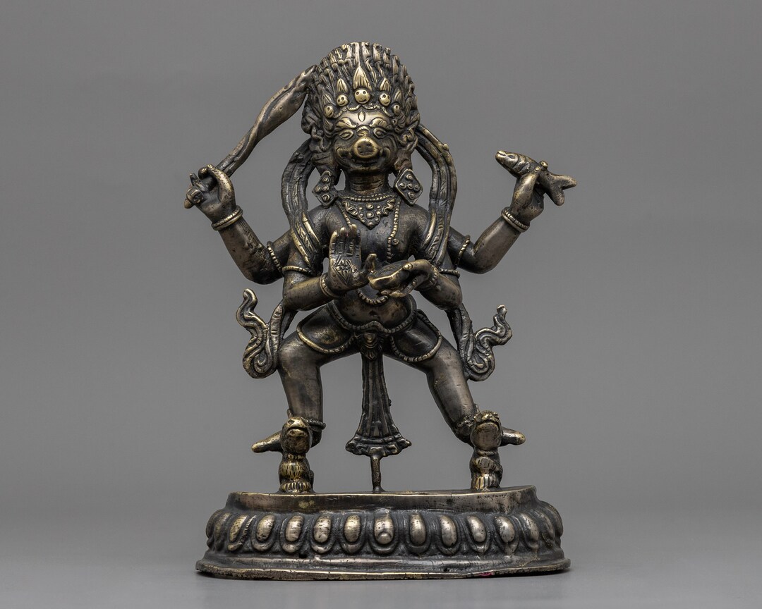 Brass 4 Armed Varahi Statue | Lord Vishnu Varaha Avatar | Highly ...