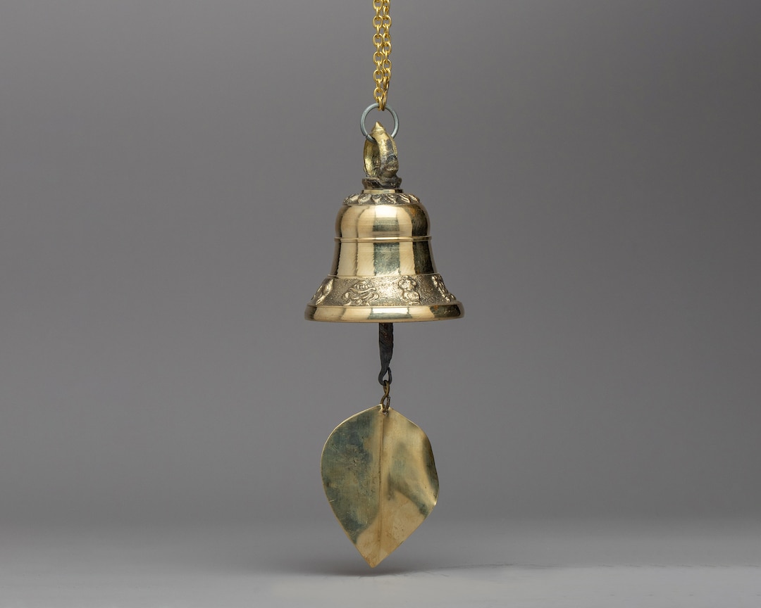Tibetan Hanging Bell | Temple Bell | Buddhist Ritual Item | Altar ...