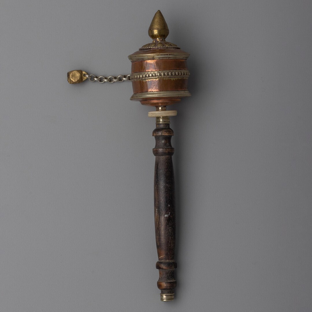 Handheld Prayer Wheel | Portable Tibetan Meditation Tool | Spiritual ...
